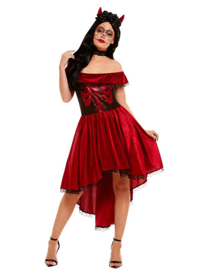 Day Of The Dead Devil Costume - Smiffys
