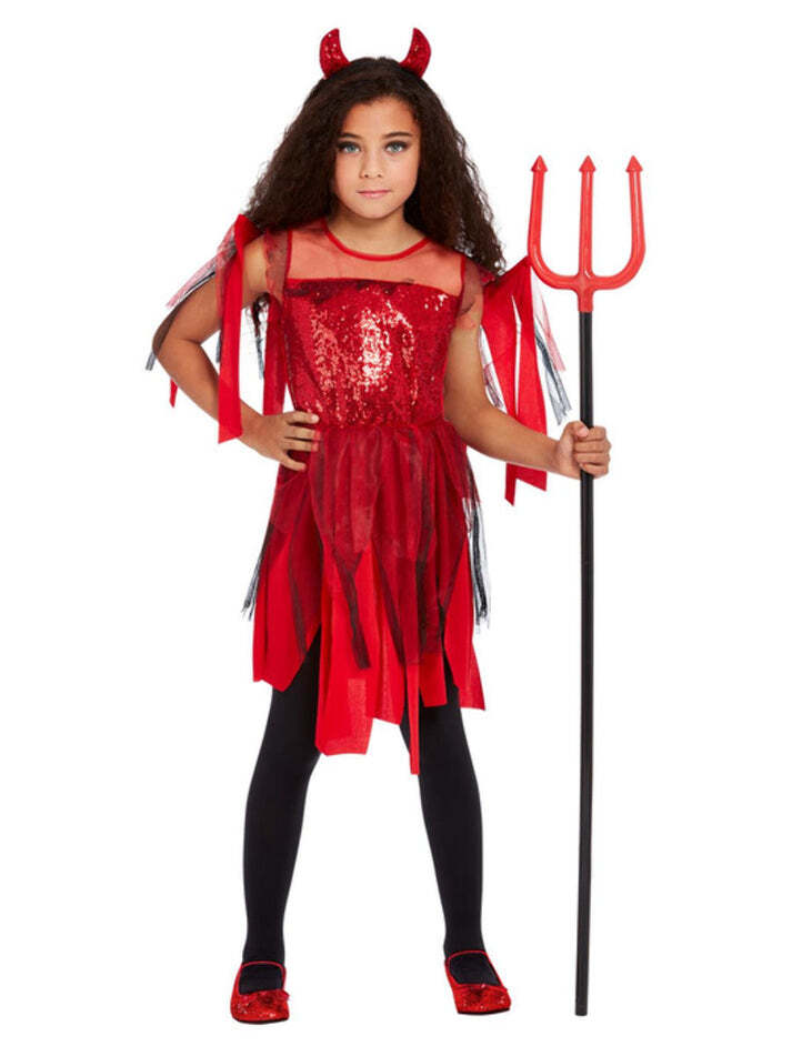 Girls Punk Devil Costume - Smiffys